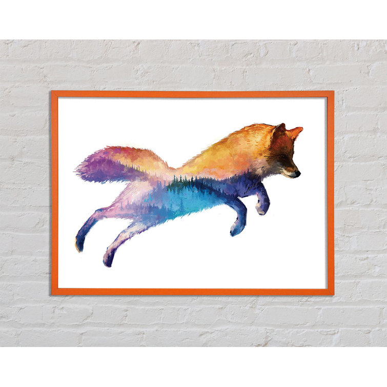 Union Rustic Raqueta Fox Pounce - Single Picture Frame Art Prints ...