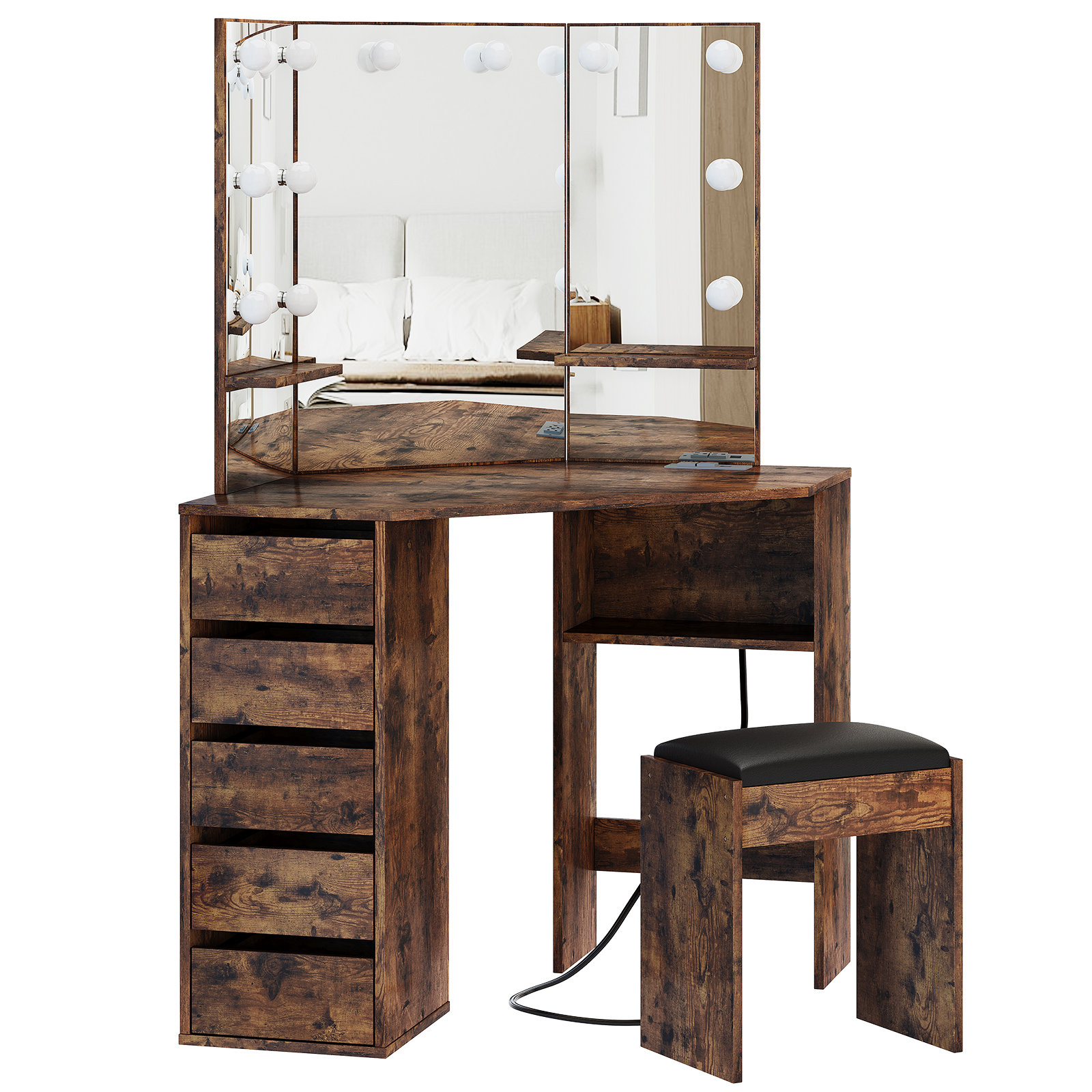 Ebern Designs Krishka Vanity | Wayfair