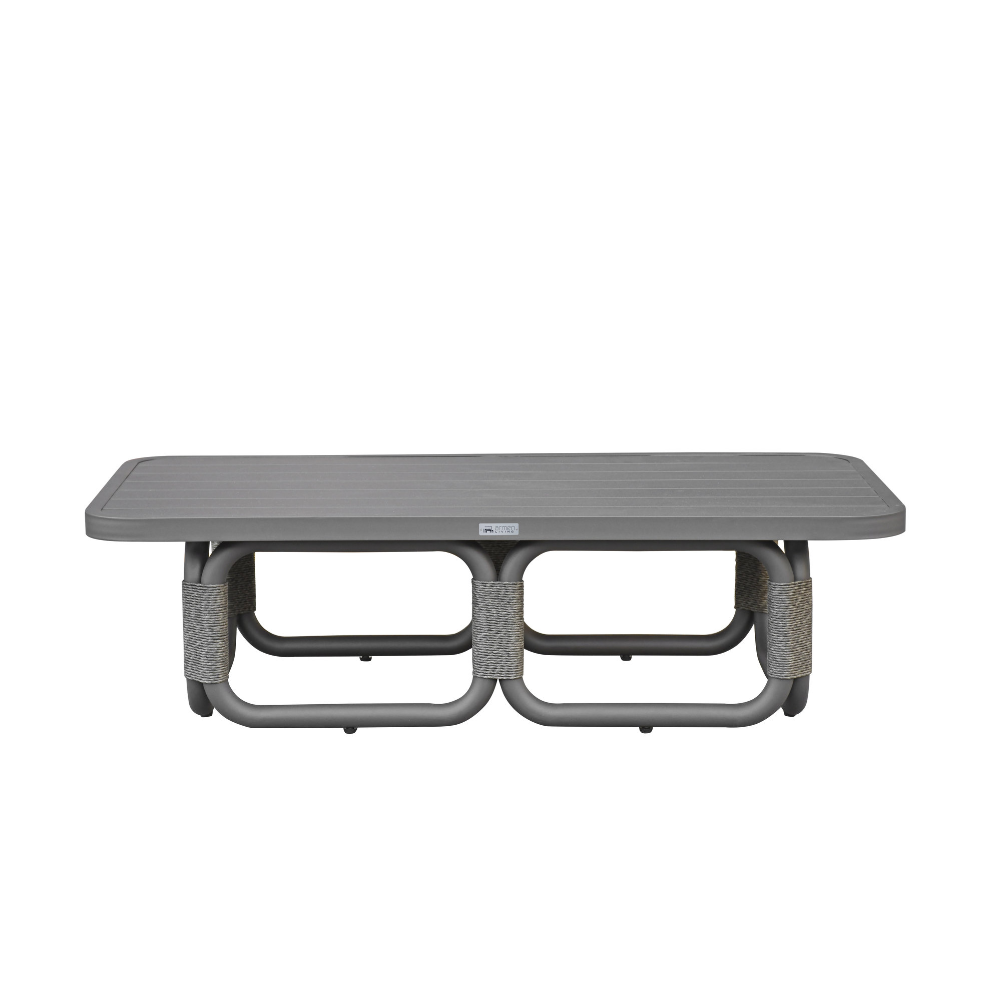 Latitude Run® Clute Danyell 50 In. Rectangular Outdoor Coffee Table In ...