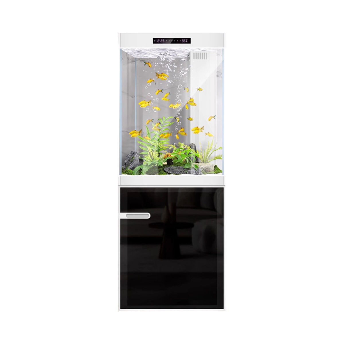 hanzhi 35-45 Gallon Metal Modern Eco Aquarium Tank | Wayfair