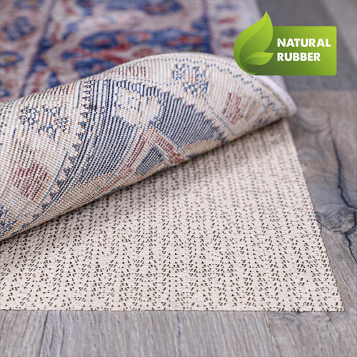 Symple Stuff Havza Rug Stop Natural Non-Slip Rubber Rug Pad for ...
