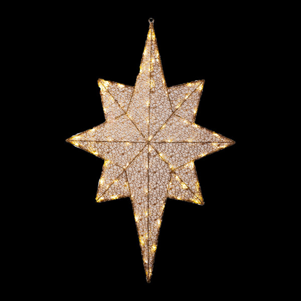 The Holiday Aisle® Bethlehem Star Lighted Window Décor | Wayfair