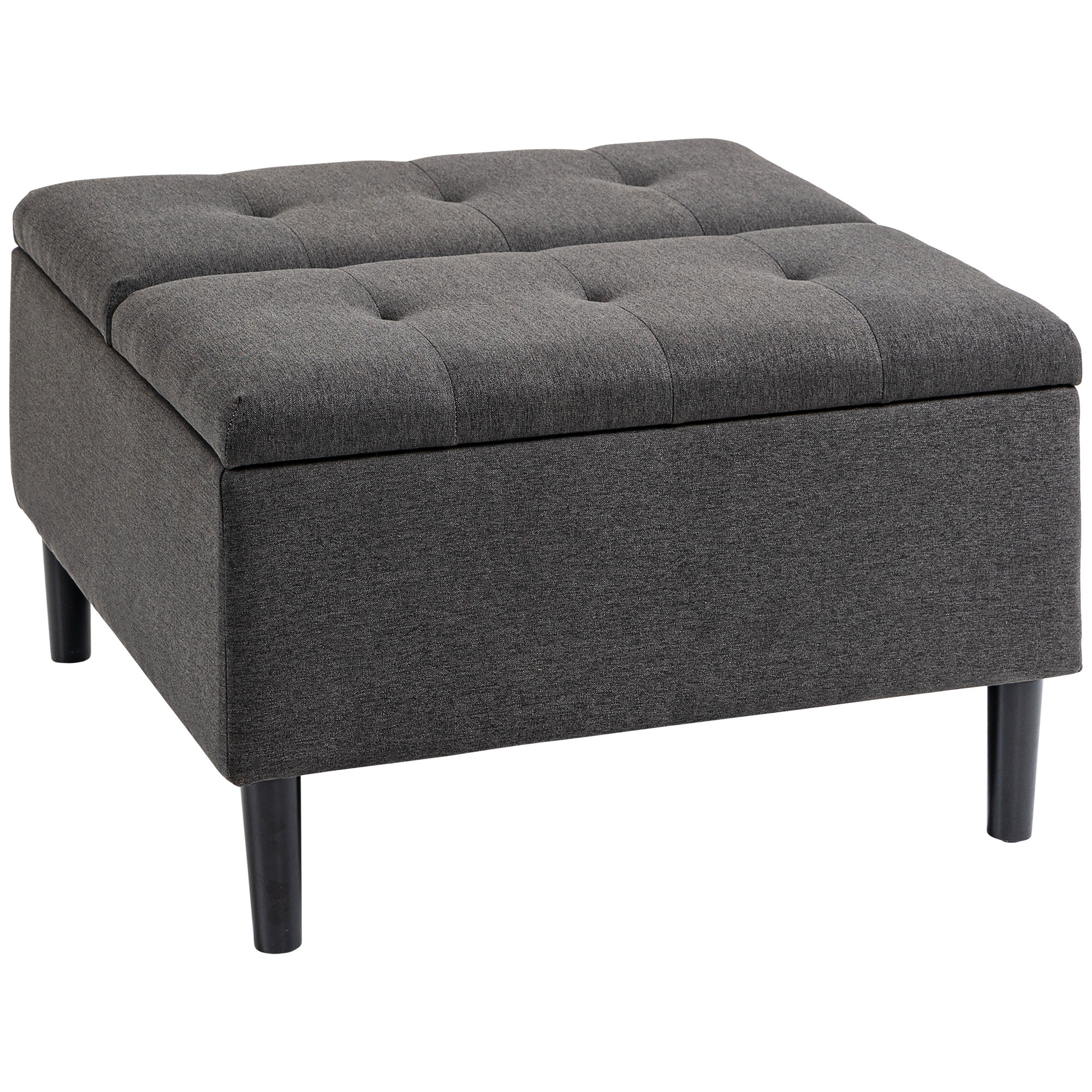 Latitude Run® Graciemae 30.75" Wide Tufted Rectangle Ottoman with ...