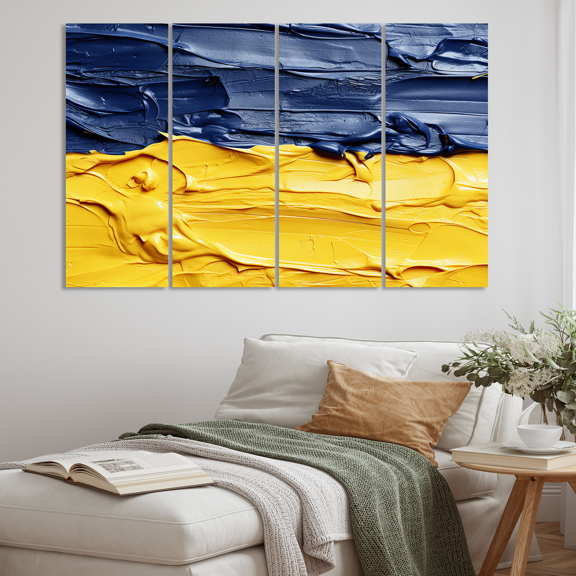 Wrought Studio™ Remembering Ukraine Abstract Painting - Abstract Canvas ...