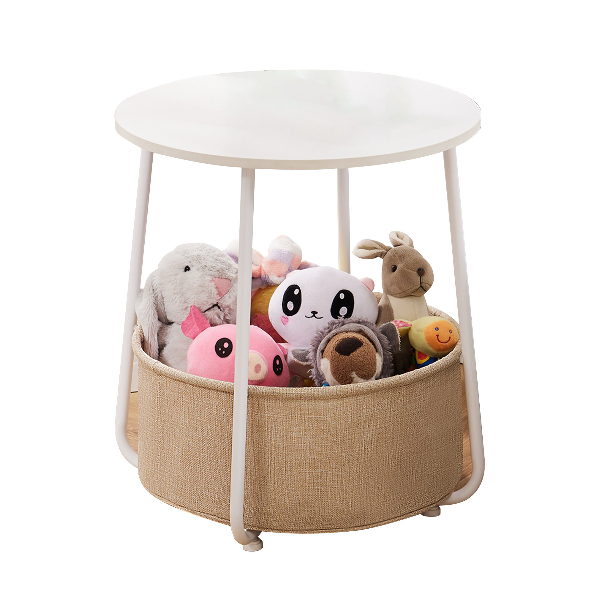 Ebern Designs Aitanose Open End Table with Storage | Wayfair