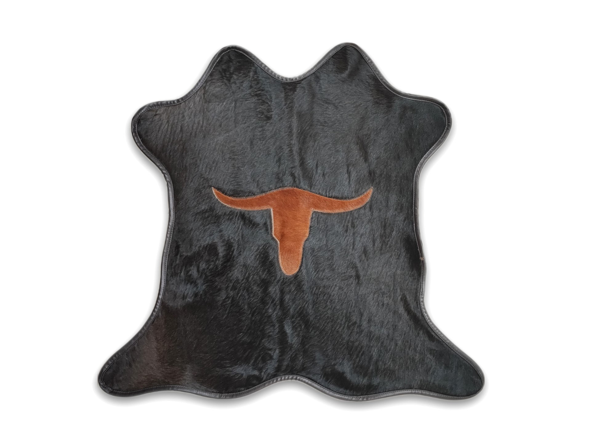 Ophelia & Co. Mini Cowhide w/Border and Longhorn Motif | Wayfair
