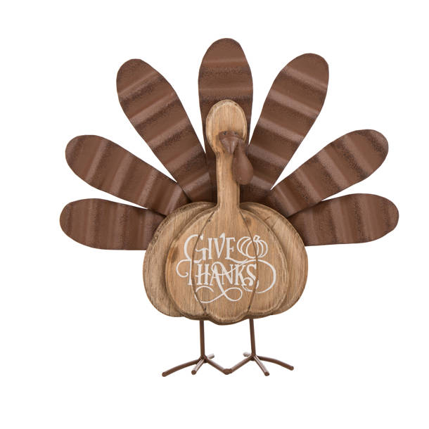 Plow & Hearth Turkey Lawn Figurine & Reviews | Wayfair