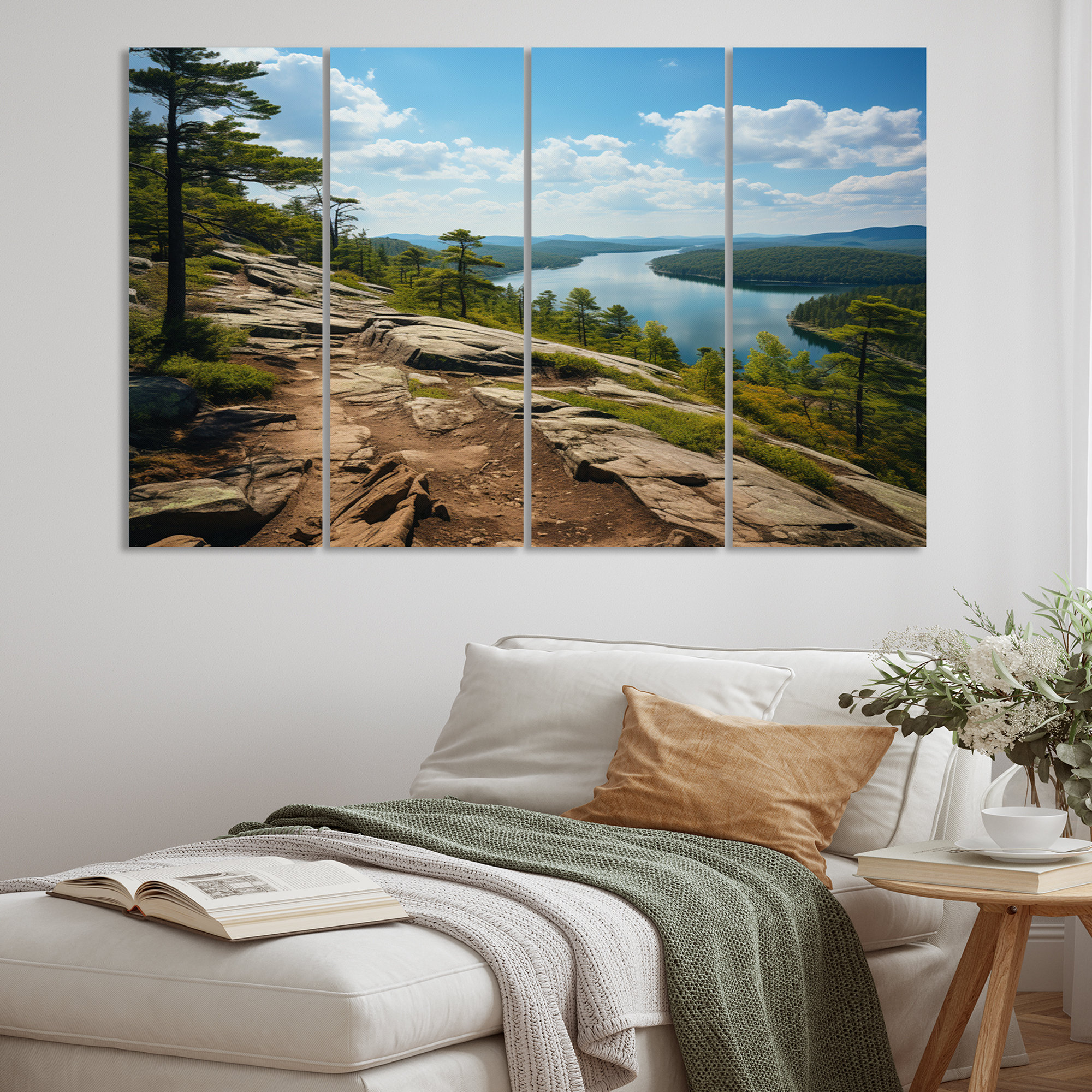 Loon Peak USA Adirondack Mountains New York VI - USA Metal Art Print ...