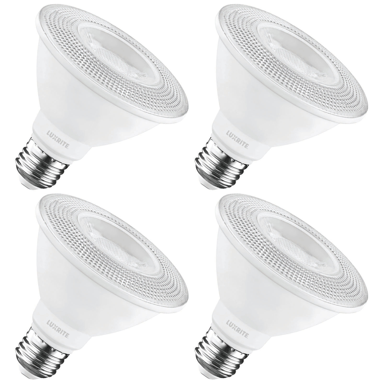 Luxrite 75 Watt Equivalent PAR30 E26/Medium (Standard) Dimmable LED ...