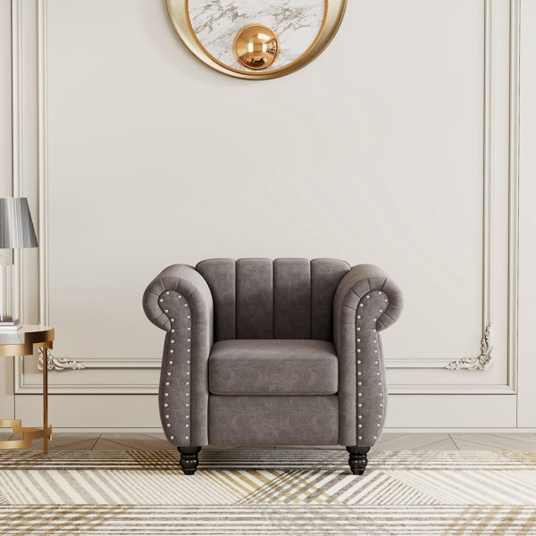 House of Hampton® Gunhilde 39'' Upholstered Sofa | Wayfair