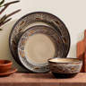 Mikasa Alexandria 16-Piece Stoneware Dinnerware Set, Service for 4 ...