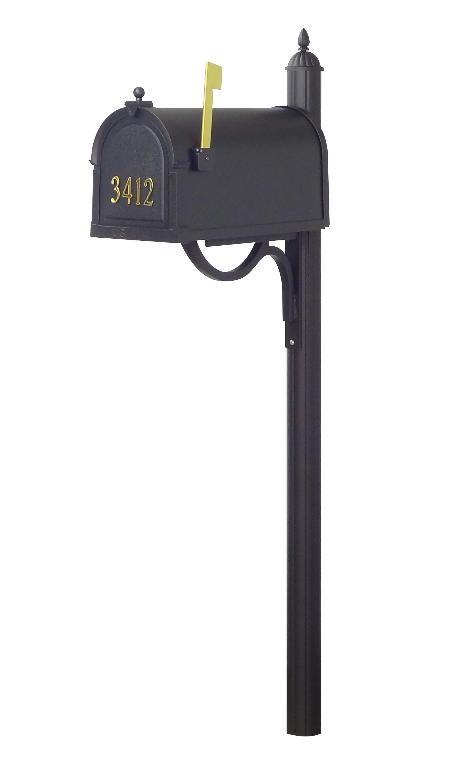 Special Lite Products Berkshire Curbside Mailbox with Post Included ...