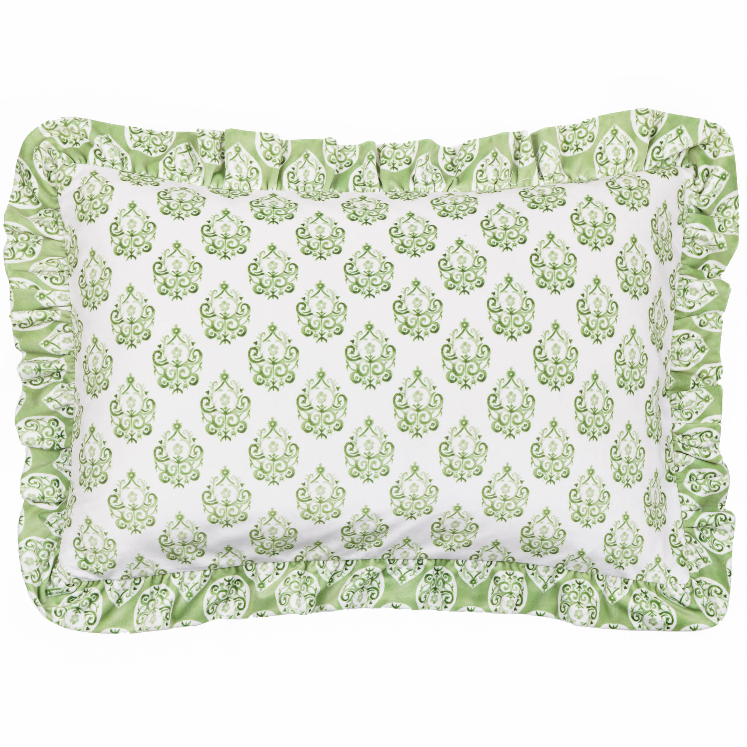 furn. Geometric Green Rectangular Pillow Cover | Wayfair.co.uk