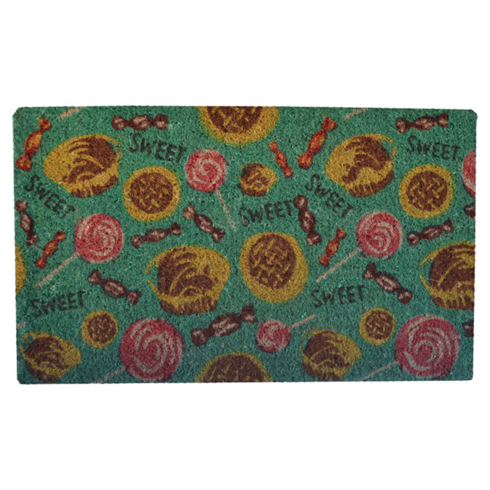 Wrought Studio™ Whitmire Sweet Tooth 30 in. x 18 in. Non-Slip Outdoor ...