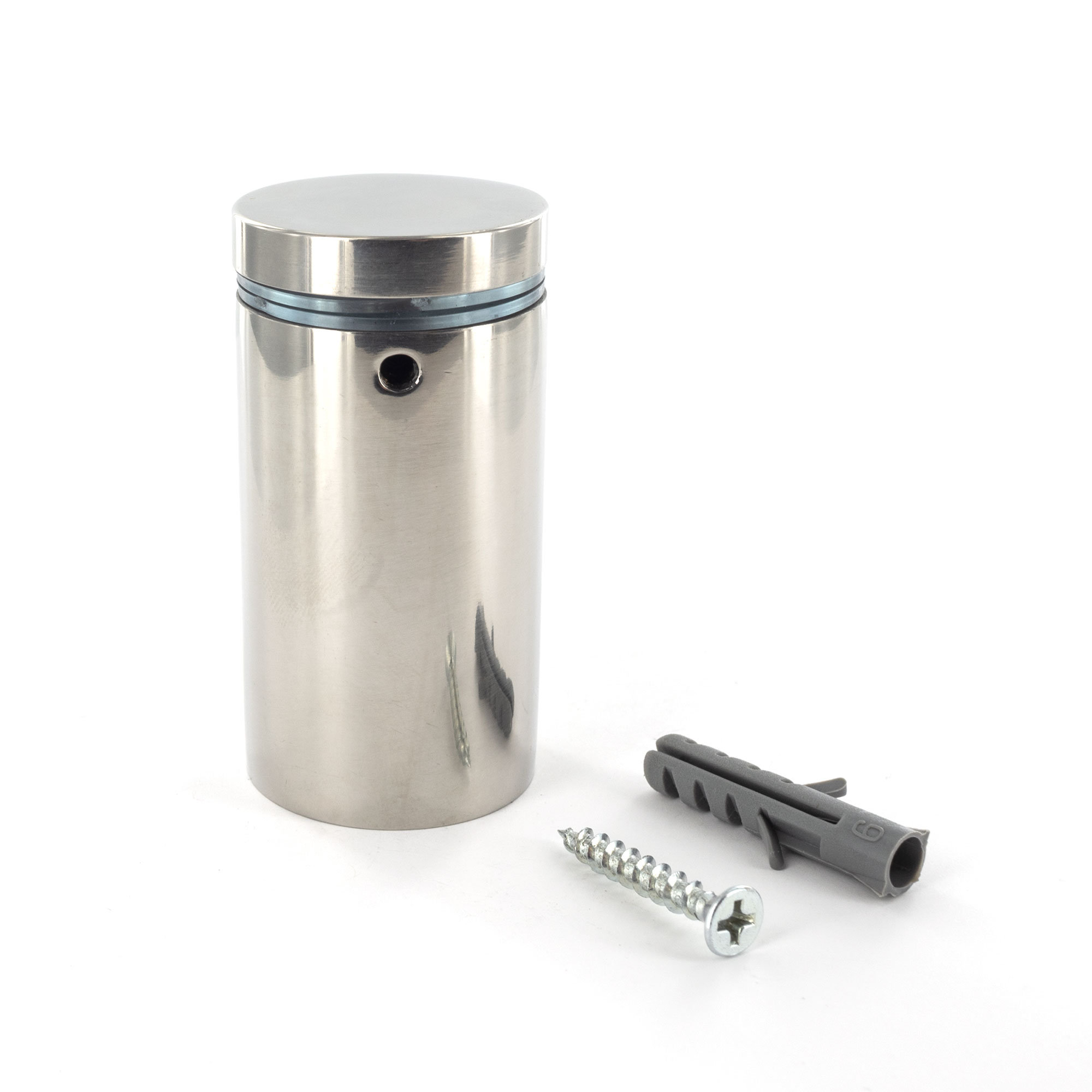 Outwater Sign Standoff 1-1/4" Diameter X 2" Barrel Length Polished ...