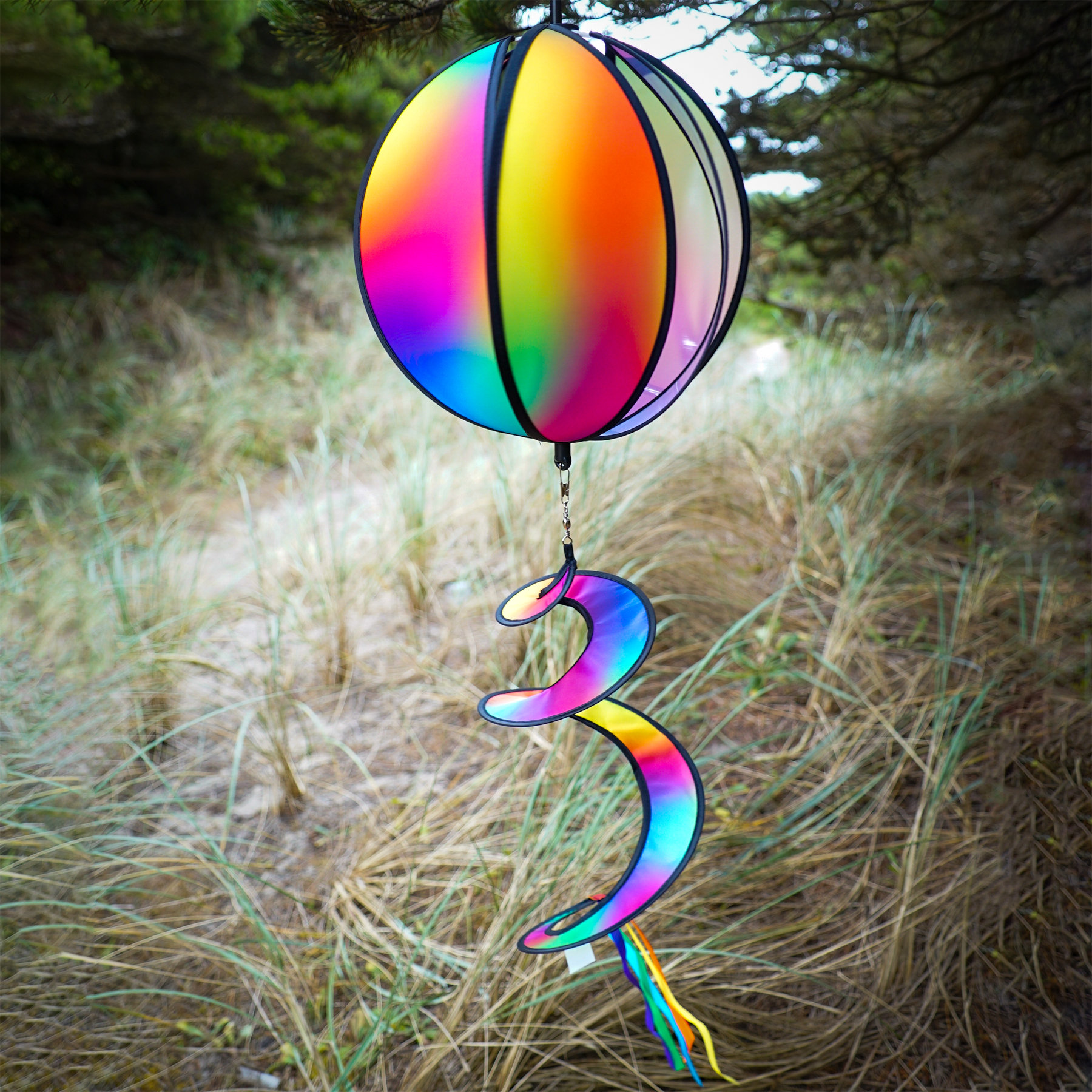 In The Breeze 11-inch Jewel Ball Spinner | Wayfair