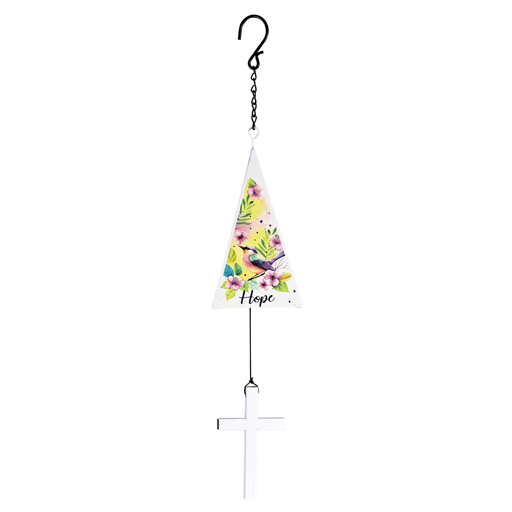 Arlmont & Co. Iron Religious & Spiritual Wind Chime | Wayfair