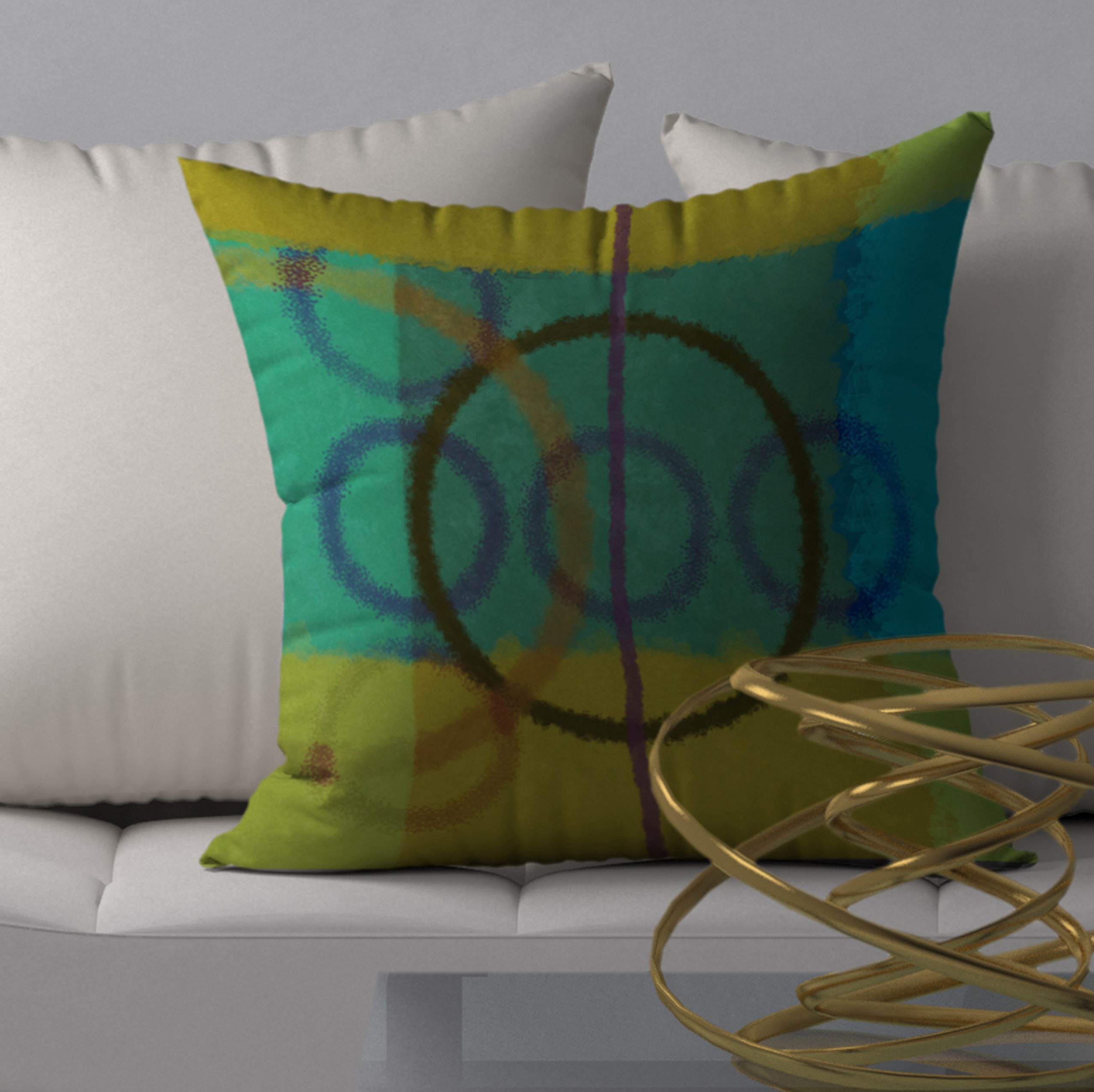 LeRoi Products Power Dreamy Square Pillow Cover & Insert | Wayfair