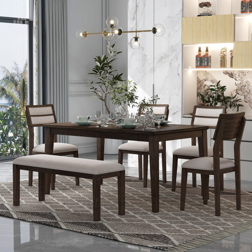 6 Piece Kitchen & Dining Room Sets You'll Love | Wayfair