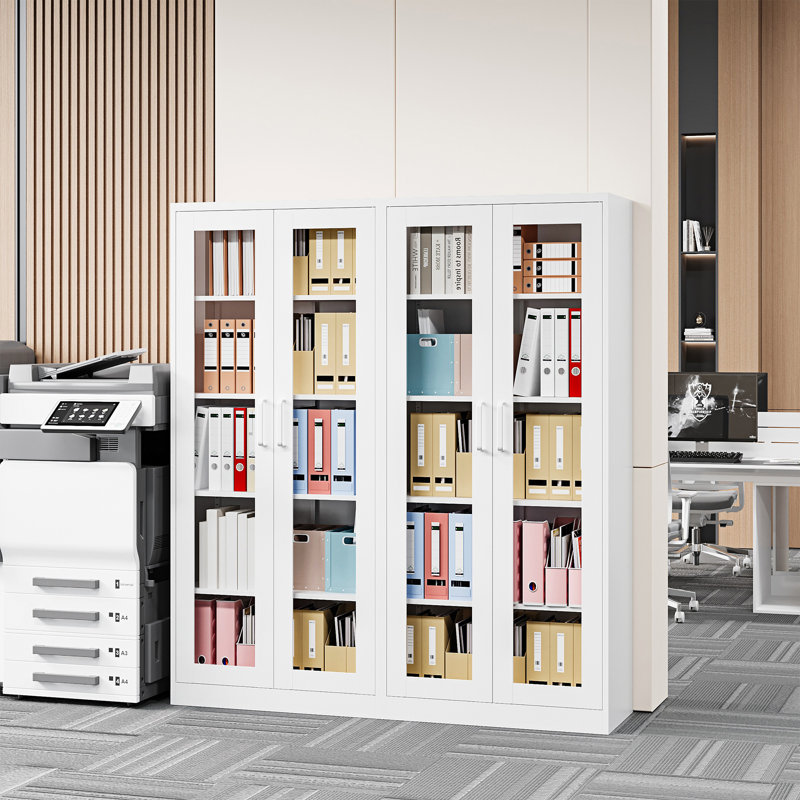 Inbox Zero Kizzi 5 - Shelf Storage Cabinet & Reviews | Wayfair