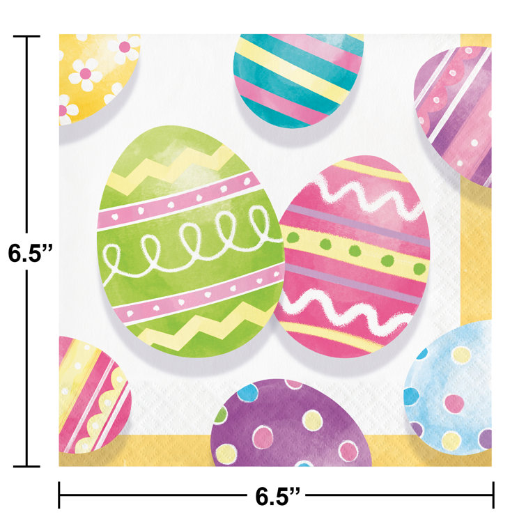 Creative Converting Disposable Easter Napkins for 48 Guests | Wayfair