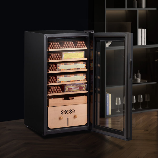 Stellweilan Tessberg Electric Cigar Humidor, 82L Cigar Humidor Cabinet ...