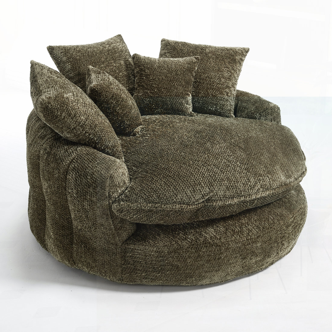 Latitude Run® Modern Oversized Sofa Chair with Extra-Deep Seat and No ...