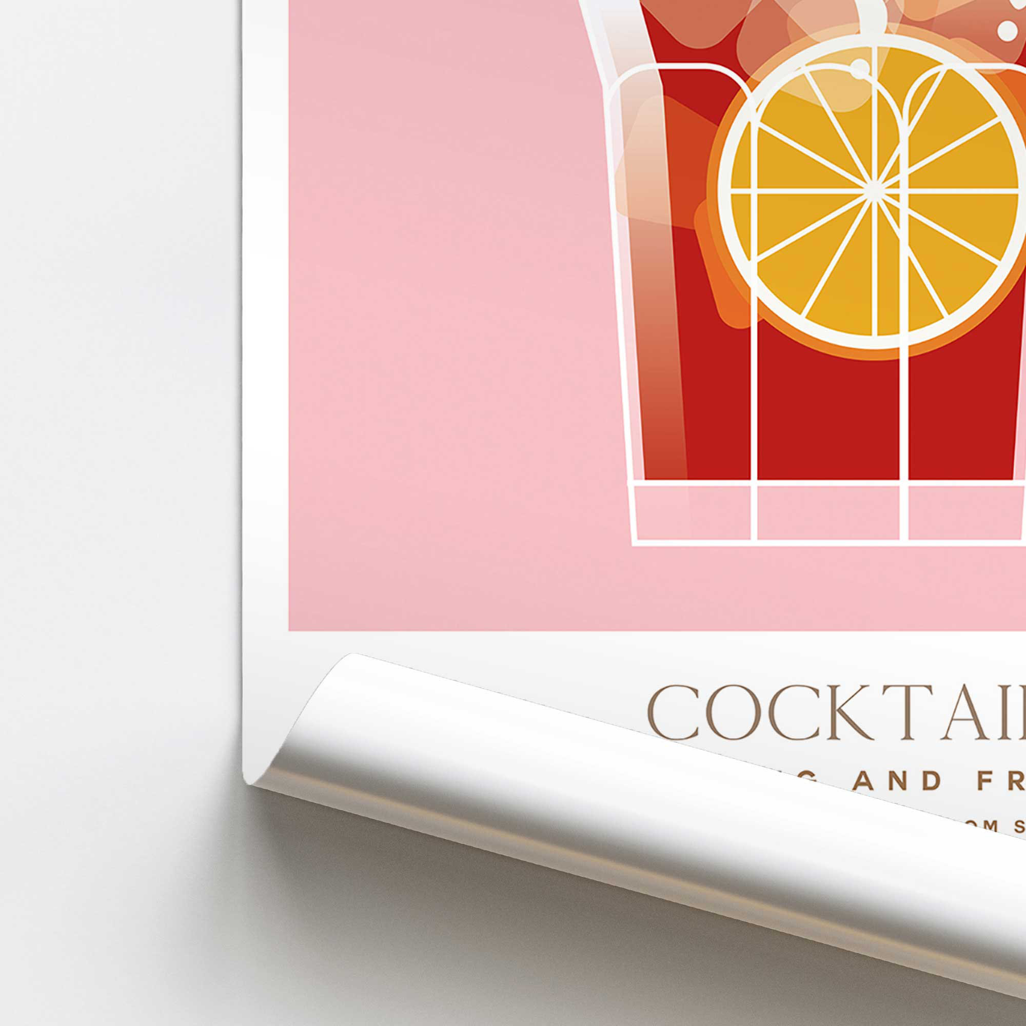 Ebern Designs Sangria Cocktail Poster Print | Wayfair