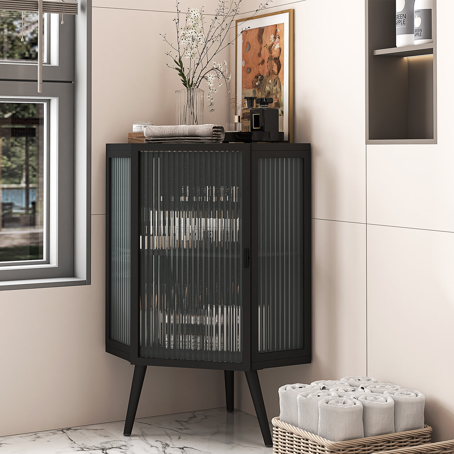 Corrigan Studio Mahdee Freestanding Bathroom Cabinet | Wayfair