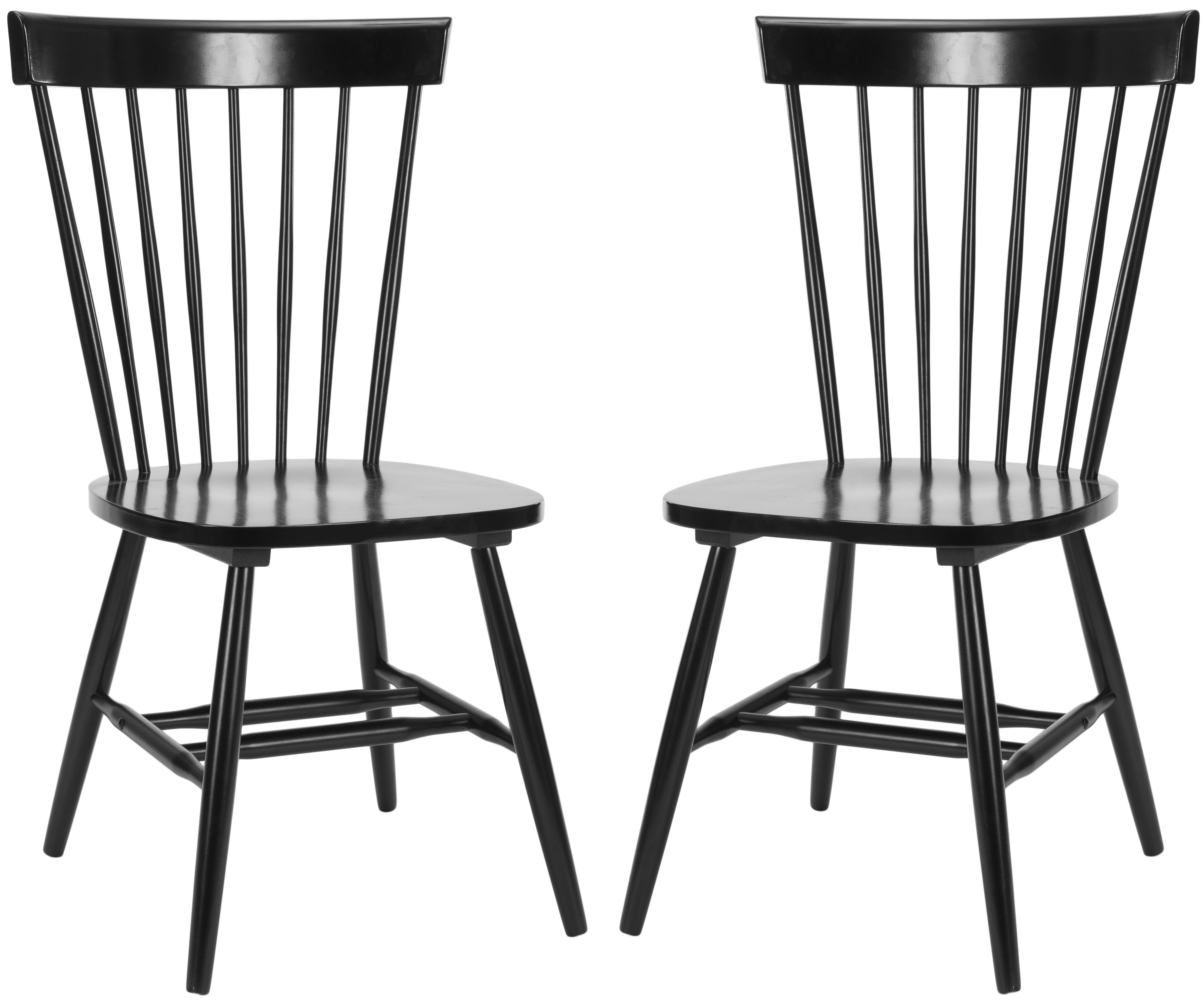 Gracie Oaks Solid Wood Windsor Back Side Chair & Reviews | Wayfair