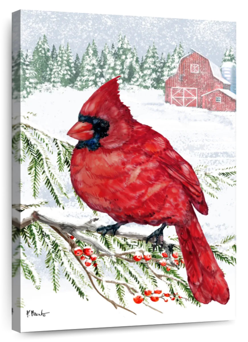 Ebern Designs Brampt Crimson Cardinal II | Wayfair