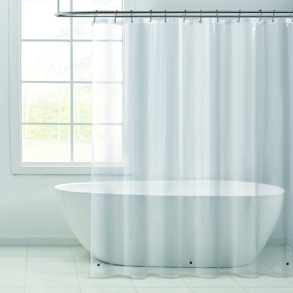 Ebern Designs Bekka Lightweight Solid Shower Curtain Liner with ...