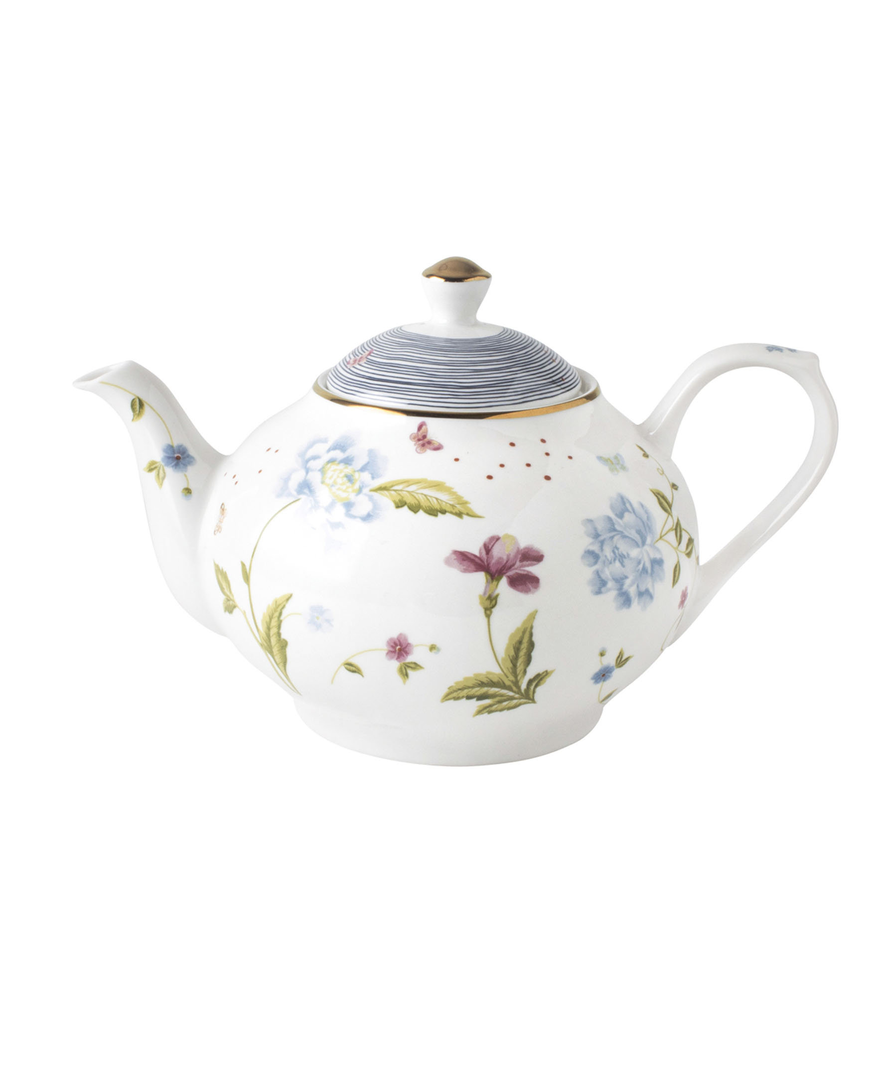 Laura Ashley Heritage Collectables Elveden 12 -oz. Bone China Teapot ...
