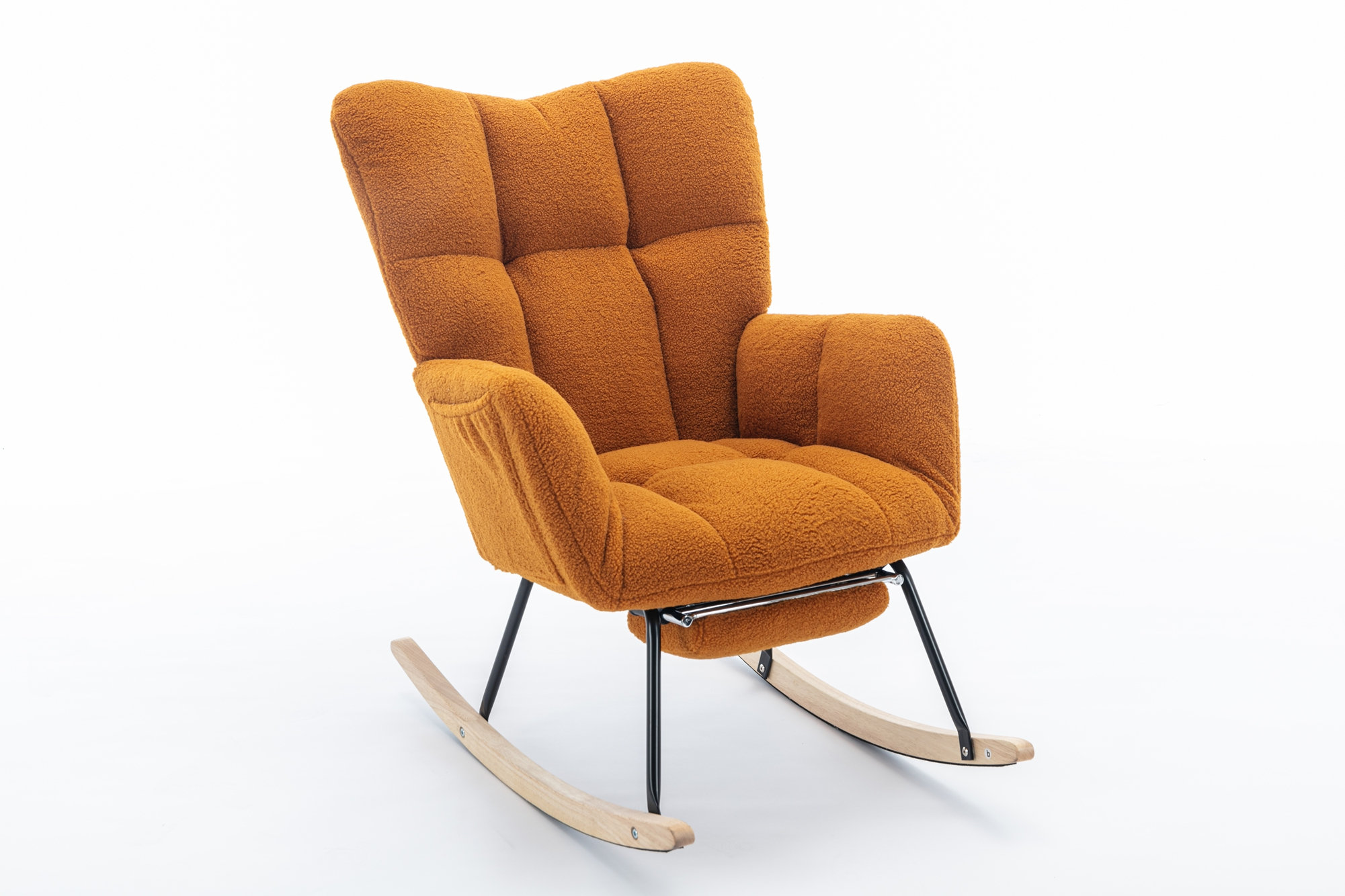 Ophelia & Co. Rocking Chair, Accent Chair With Adjustable Footrest ...