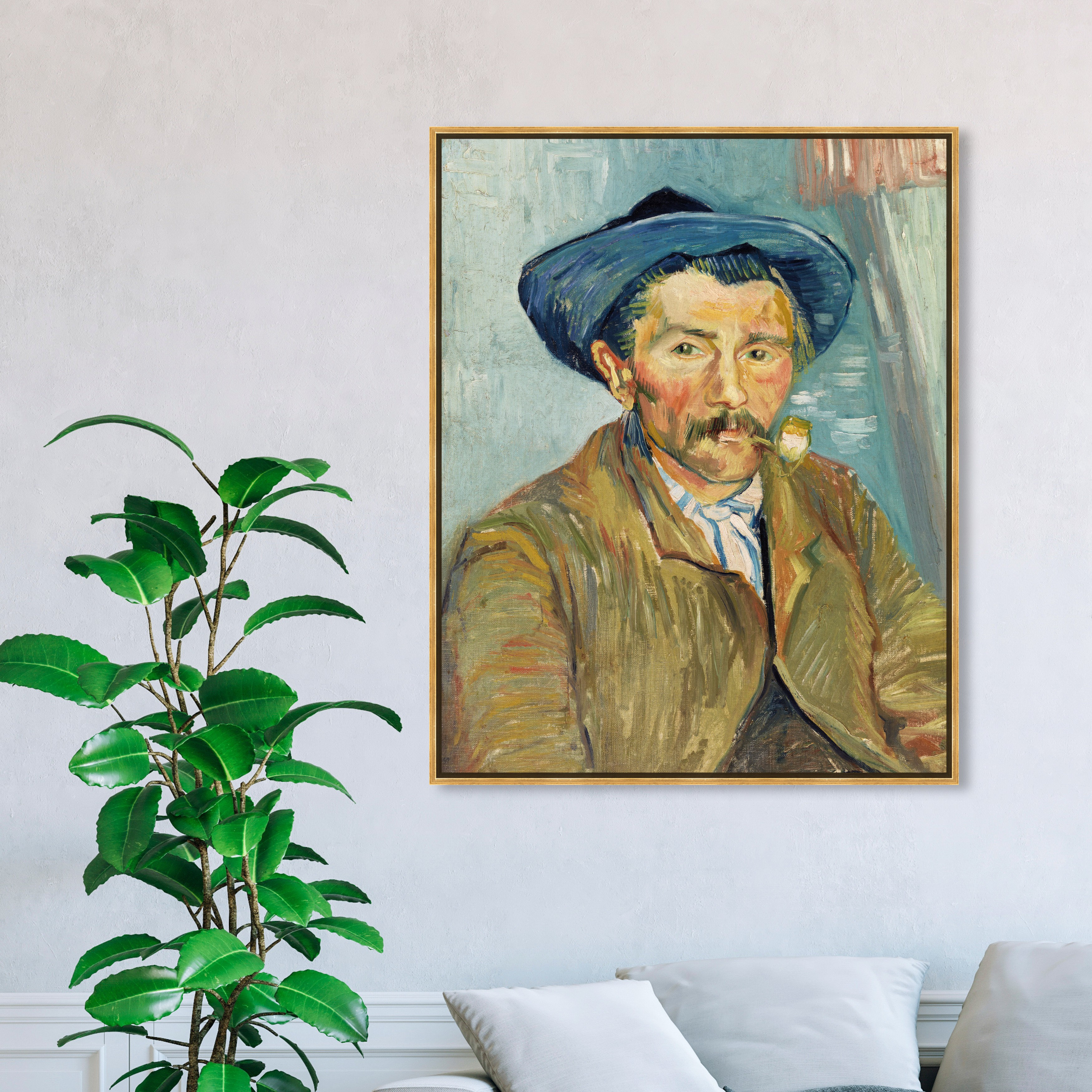 Oliver Gal Prints People and Portraits Van Gogh Le Fumeur by Oliver Gal ...