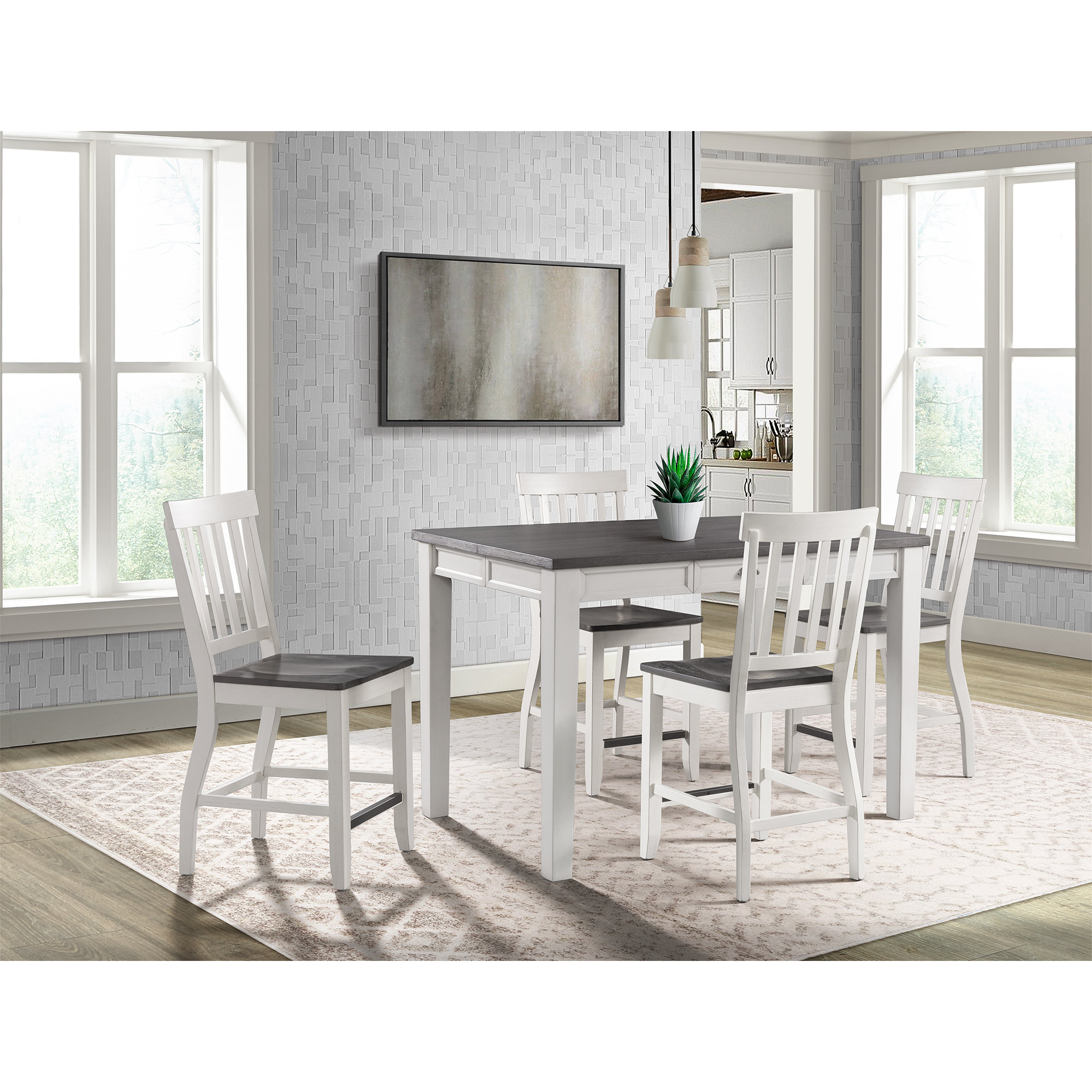 Laurel Foundry Modern Farmhouse® Jolin Extendable Four Leg Dining Table ...