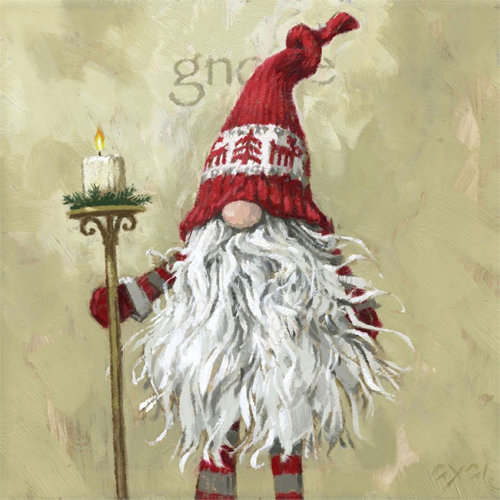 Darren Gygi Home Collection Boy Gnome On Canvas by Darren Gygi Print ...