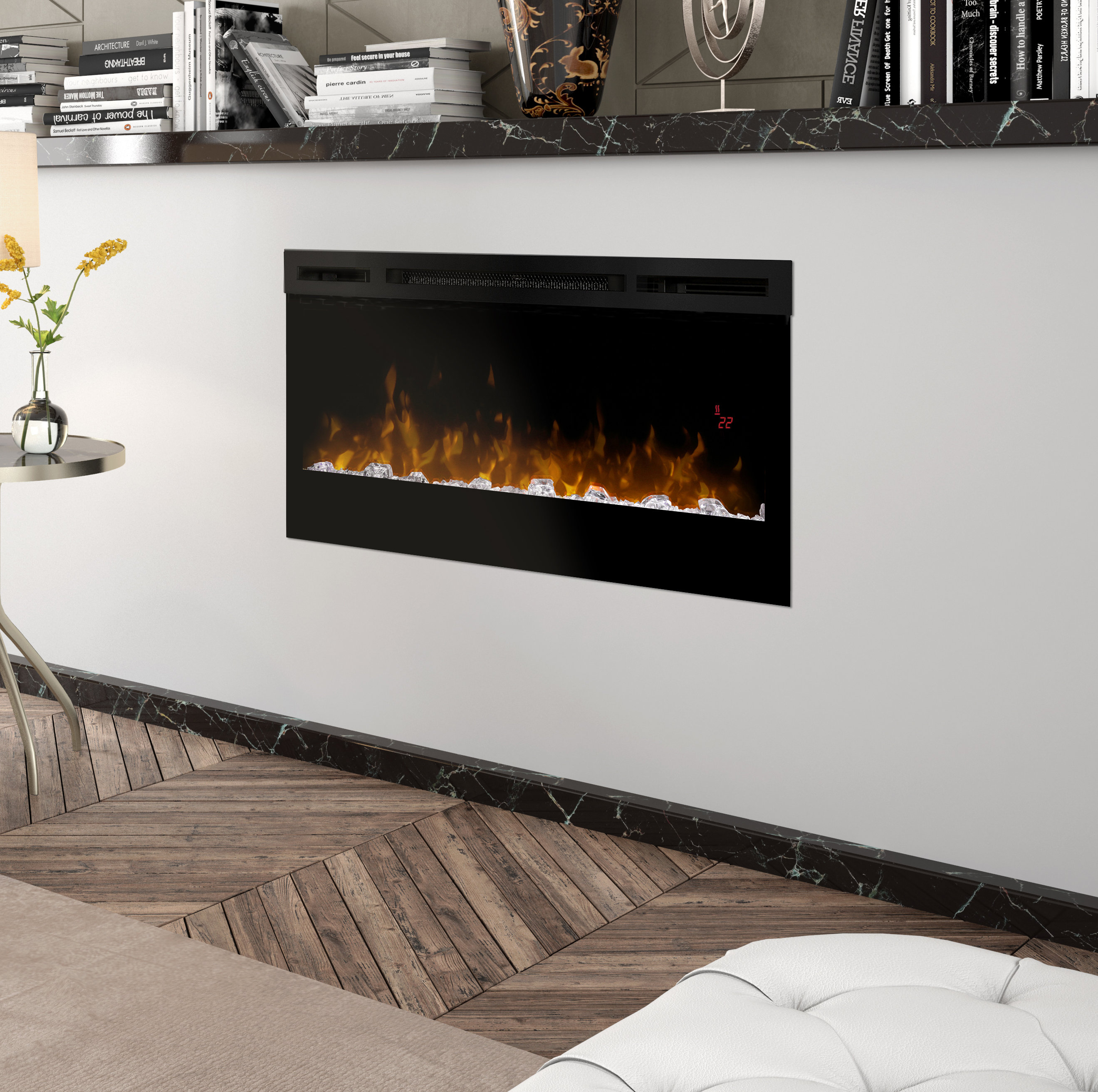 DimplexPro Dimplex Prism Electric Fireplace - Multicolor Ember Bed - 3D ...