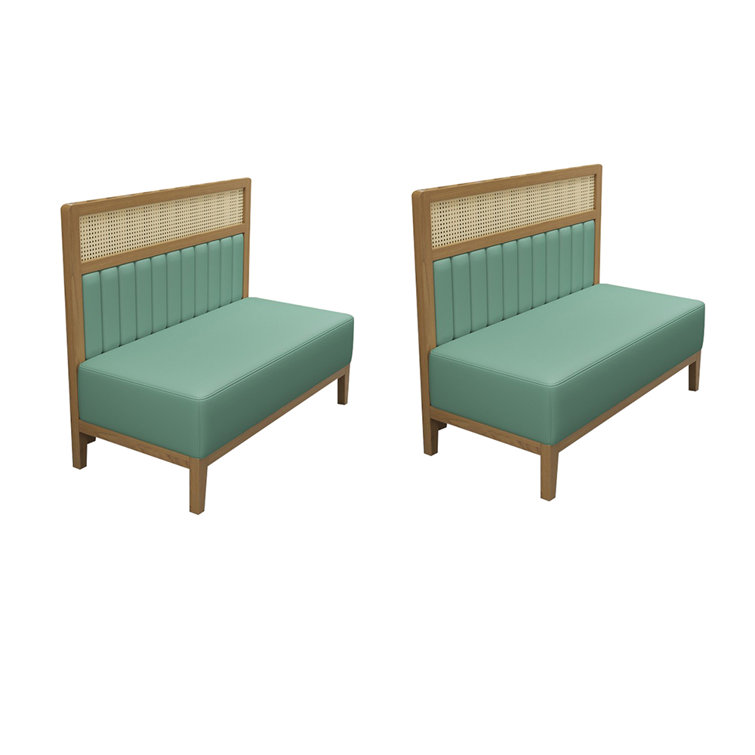 Canadian Linen Nordic Modern Simple Restaurant Cafe Benches Faux ...