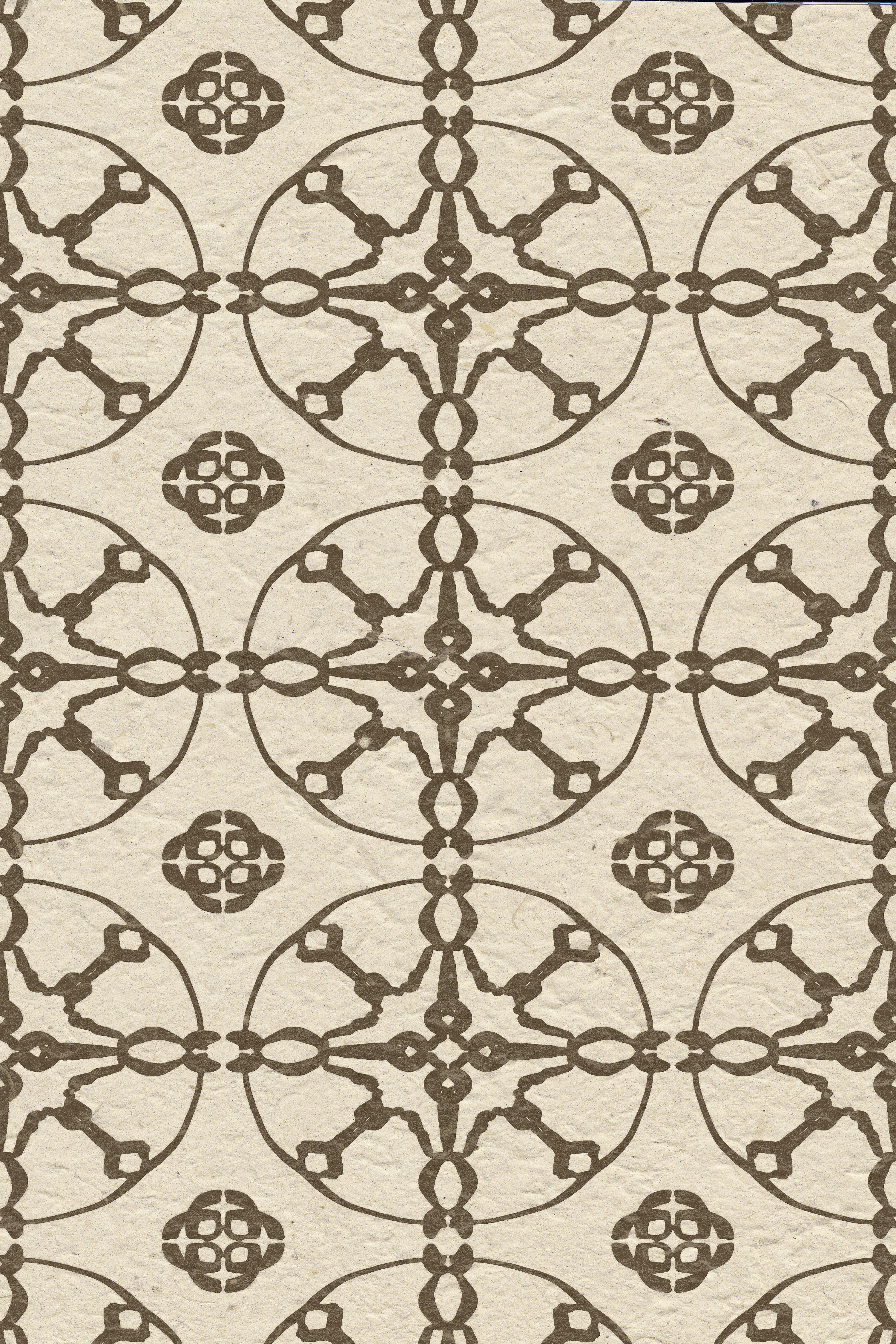 Winston Porter Motif On Cream VII On Canvas by Alonzo Saunders Print ...