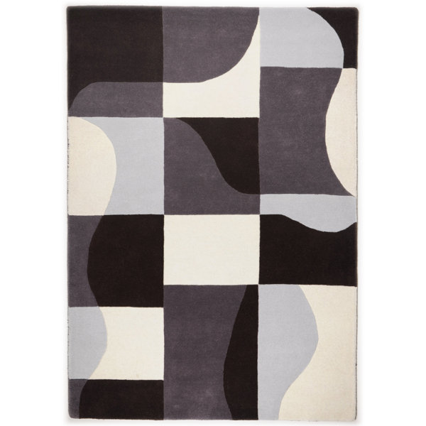 Theko Hawaii Geometric Wool Area Rug | Wayfair.co.uk