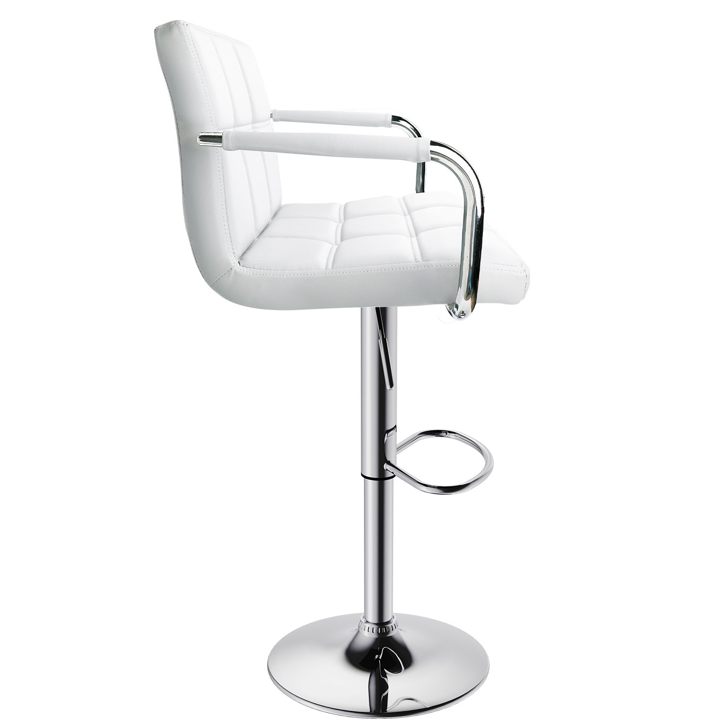 Latitude Run® Ludly 32.5" Adjustable Spin Bar Stool & Reviews | Wayfair