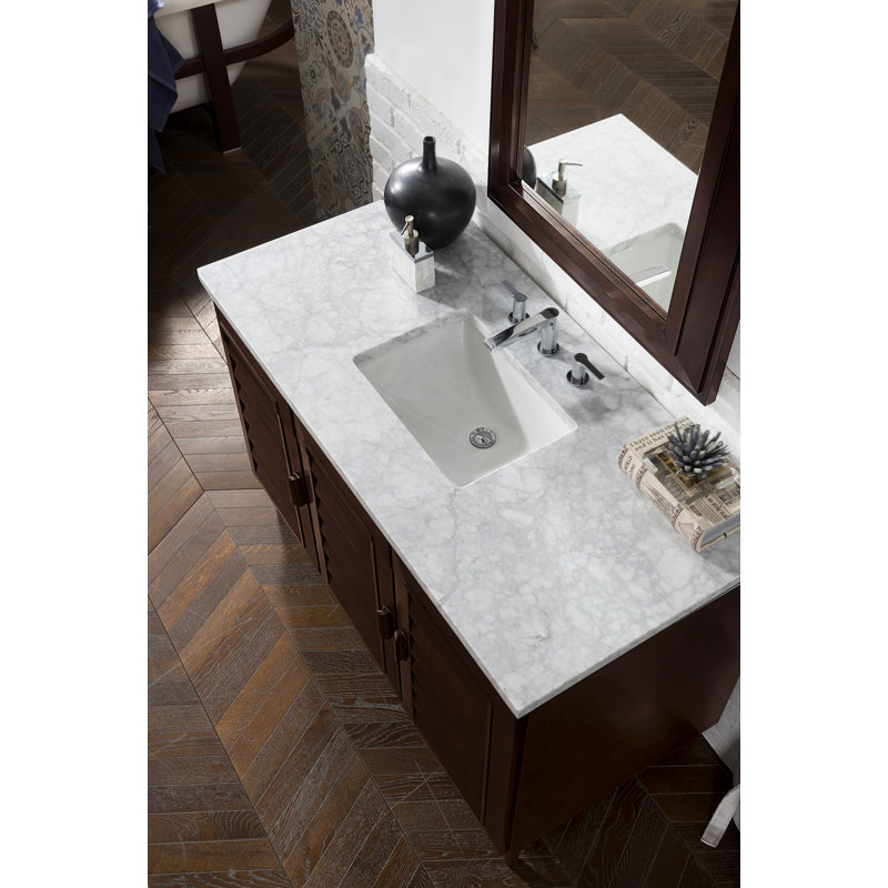Winston Porter Broeder 48'' Single Bathroom Vanity with Stone Top ...