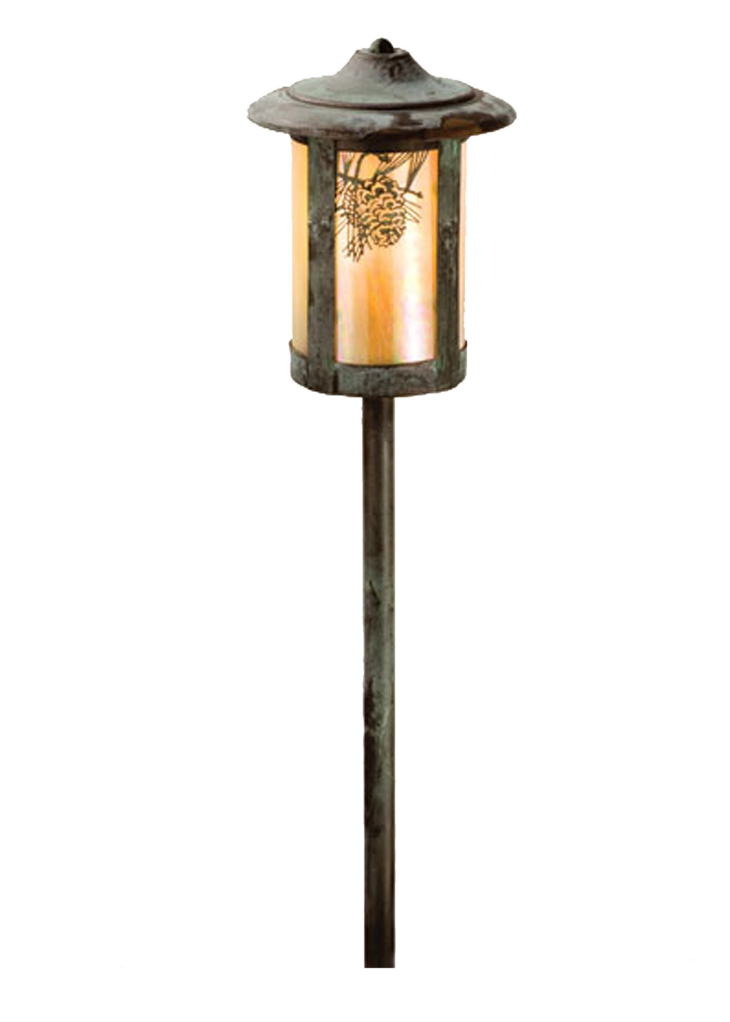 Meyda Lighting Verdigris Metal Pathway Light | Wayfair