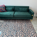 Mercer41 Havsa Leopard Brown Modern Flat-Weave Rug & Reviews | Wayfair