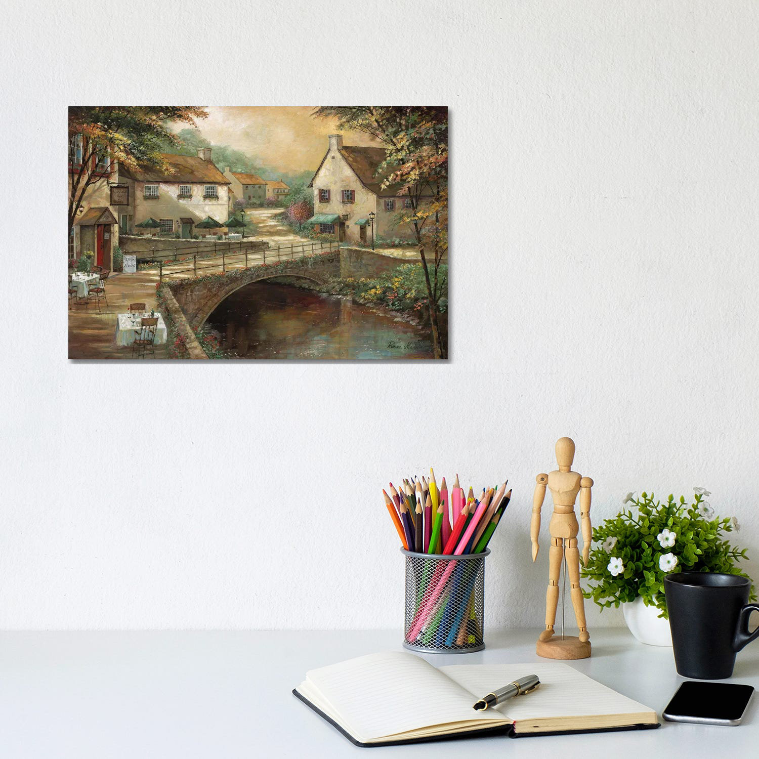 Red Barrel Studio® Michaels' Pub and Grill by Ruane Manning - Painting ...