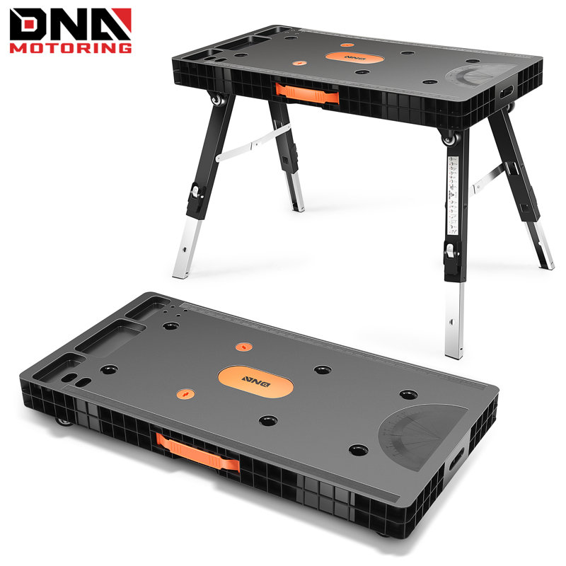 DNA Motoring 5'' W Plastic Top Workbench | Wayfair