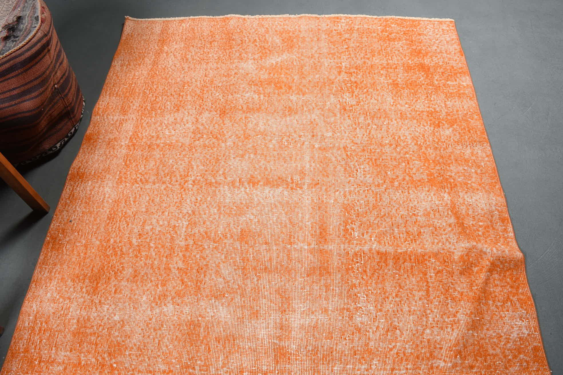 Bloomsbury Market 4.9x7.9 ft Area Rug, Turkish Rug, Orange Bedroom Rug ...