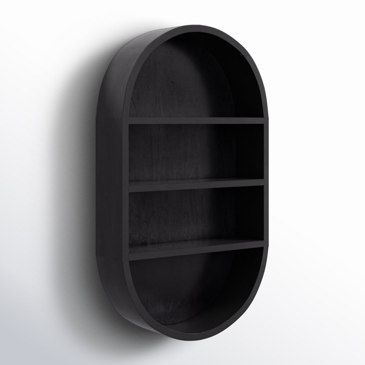 Joss & Main Minx Oval Solid Mango Wood Accent Wall Shelf & Reviews ...