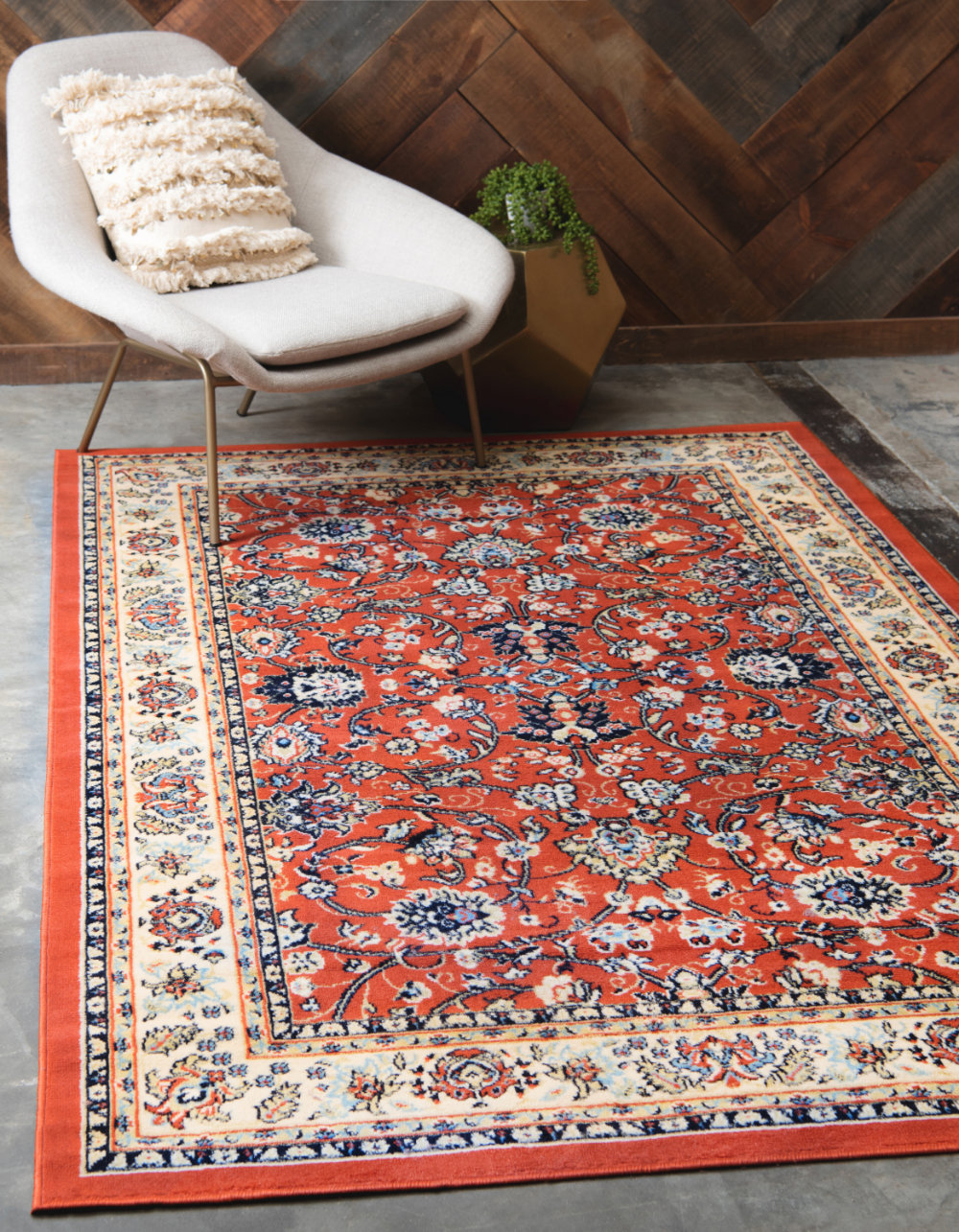 Charlton Home® Hanan Floral Rug & Reviews | Wayfair